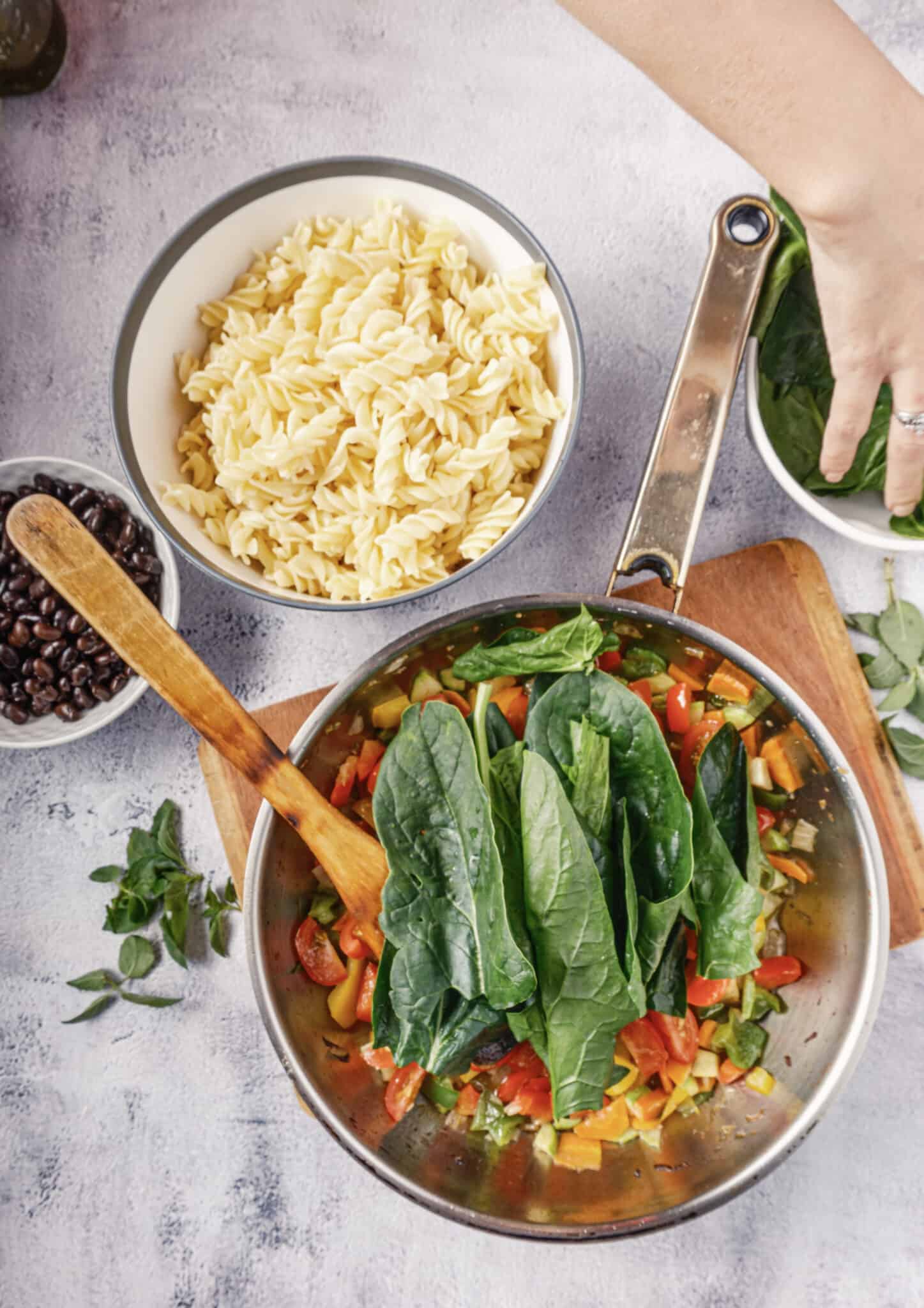 Harvest Pasta Skillet - Stolen Moments Cooking